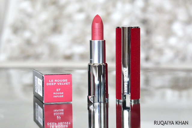 Ruqaiya Khan: GIVENCHY Le Rouge Deep Velvet Matte Lipstick Review and ...