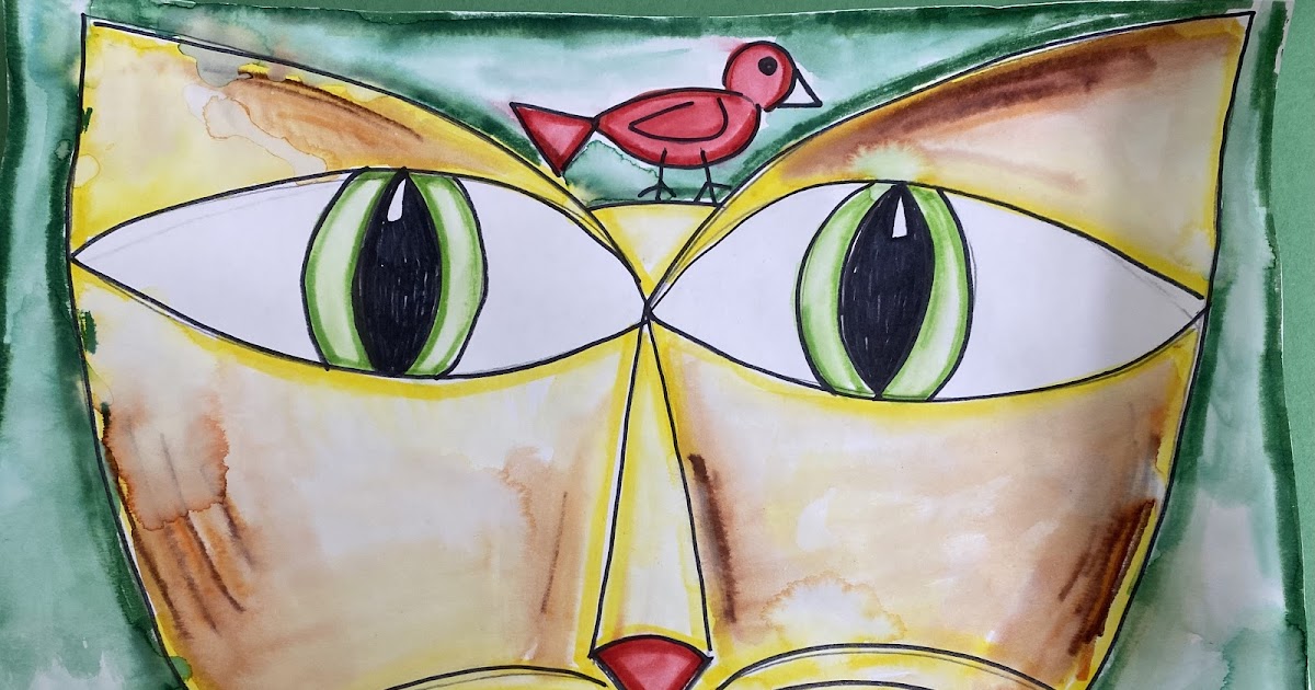 Elements of the Art Room: 1st grade Paul Klee Cat and Bird