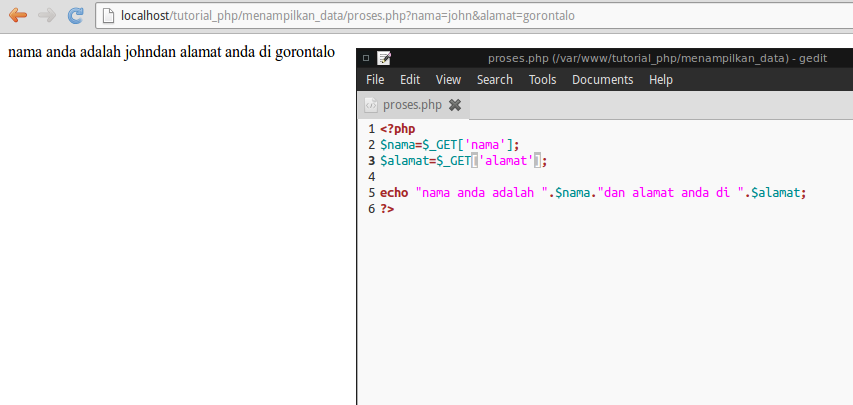 Tutorial Belajar Dasar Php Cara Menampilkanmenangkap Dan Mengirimkan Data Dan Variabel Di