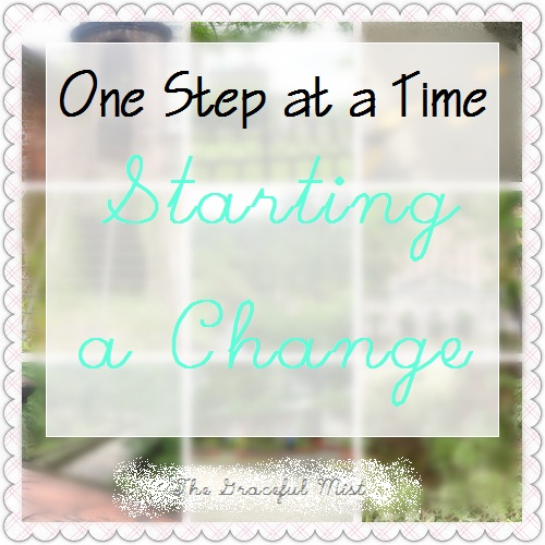 Graceful Mist: One Step at a Time: Starting a Change