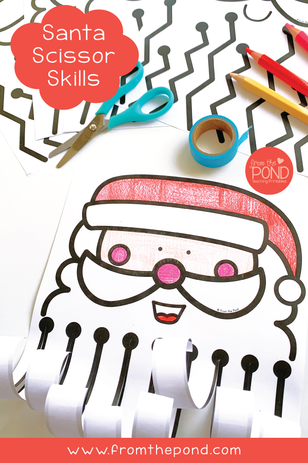 Santa's Beard Scissor Skills | From the Pond