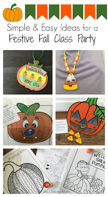 Simple Ideas for a Festive Fall Class Party - The Chirping Moms
