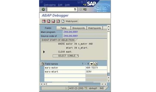 Debugging ABAP Program | SAP ABAP Online Training