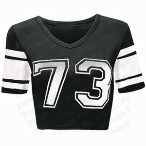 MONICHIC: Trend Alert: Varsity Number Crop Tops