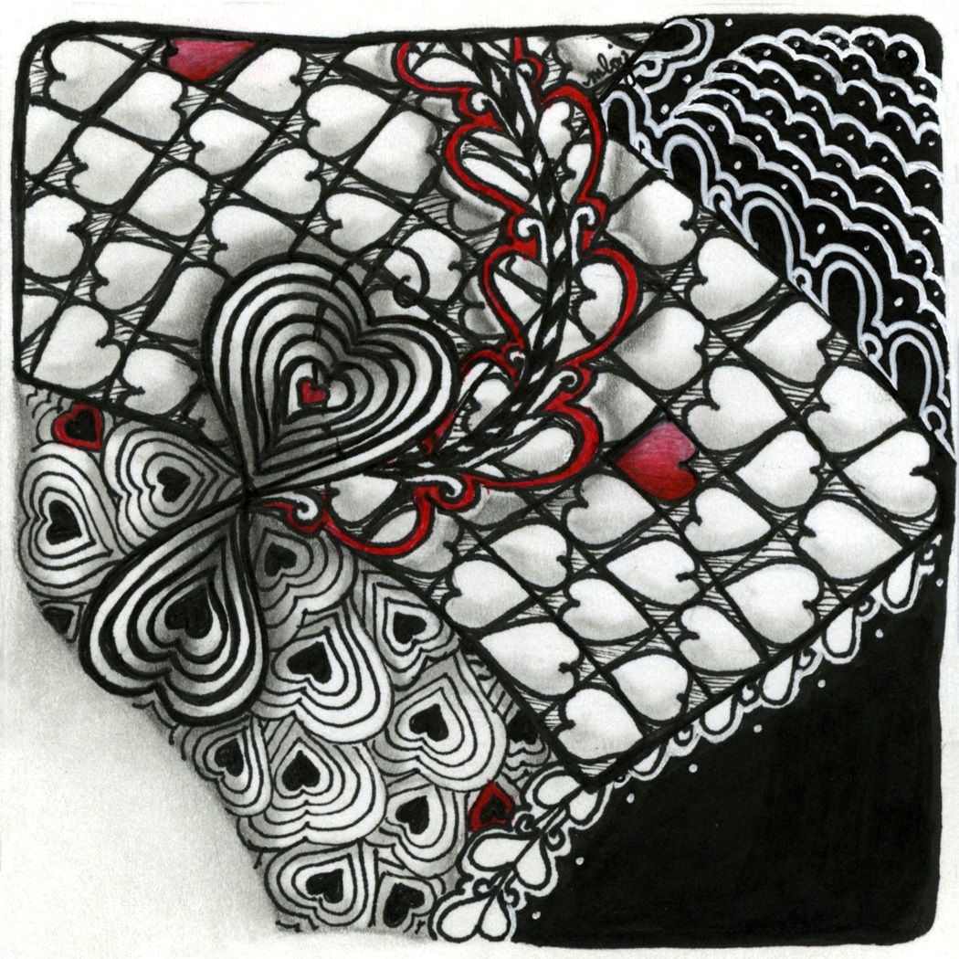 Tickled To Tangle: "It's a String Thing" #297 Tiles