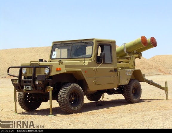 Asian Defence News: Iranian Army Falaq mobile rocket launcher and Zafar ...
