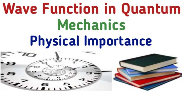 Wave Function in Quantum Mechanics | Physical importance - M-Physics ...