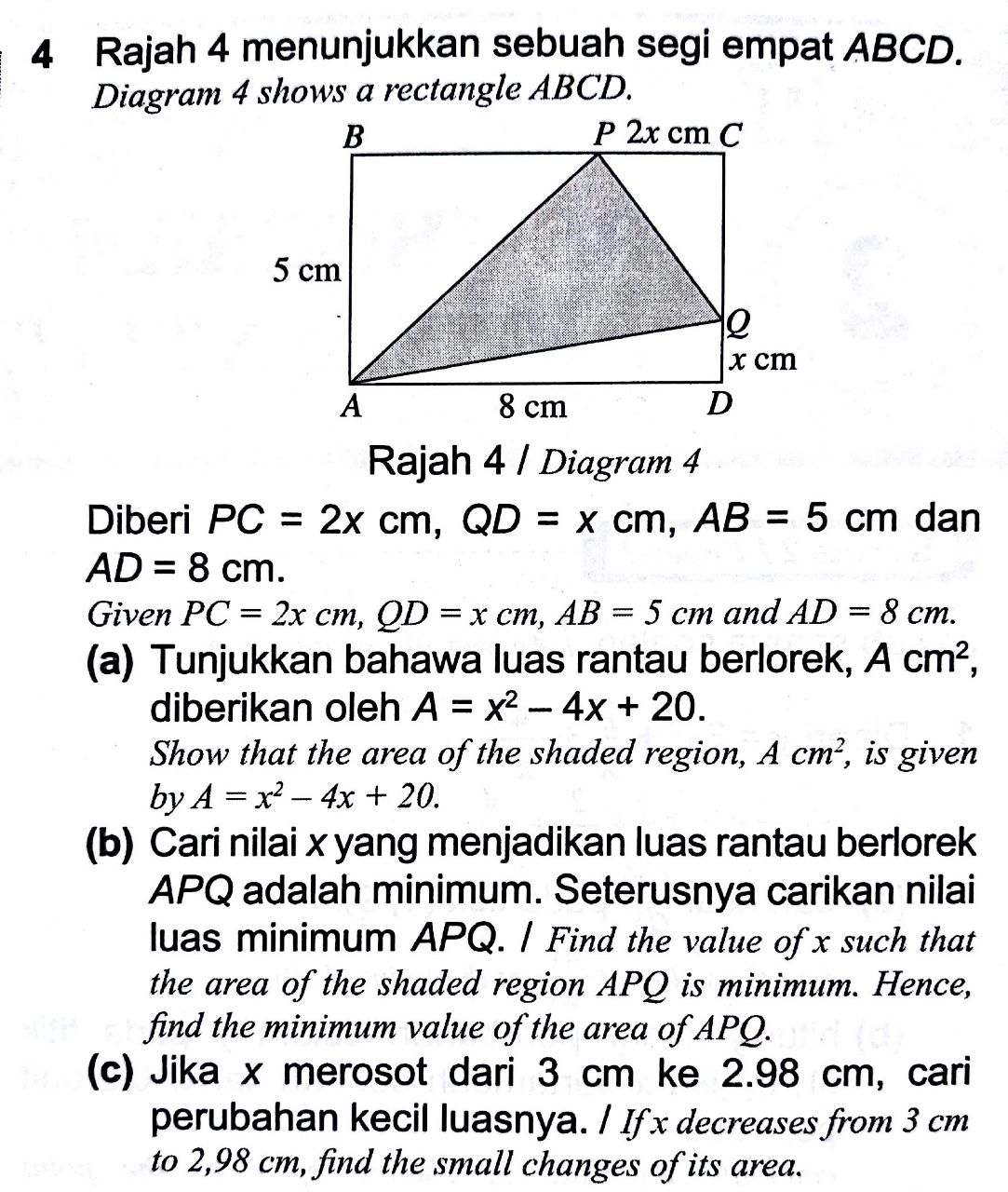 TeoriMath: Bab 02 Pembezaaan - Soalan AddMath Form5