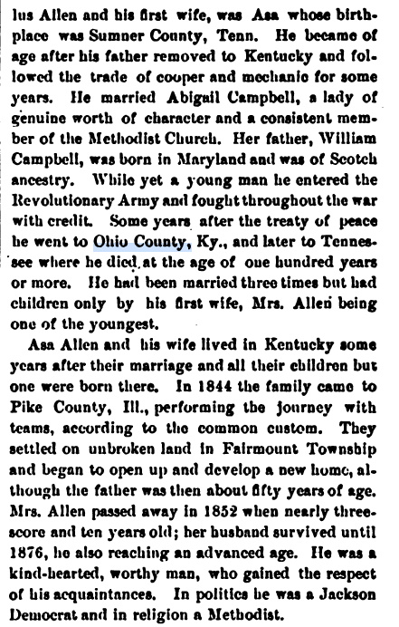 Ohio County, Kentucky History: Alfred B. Allen