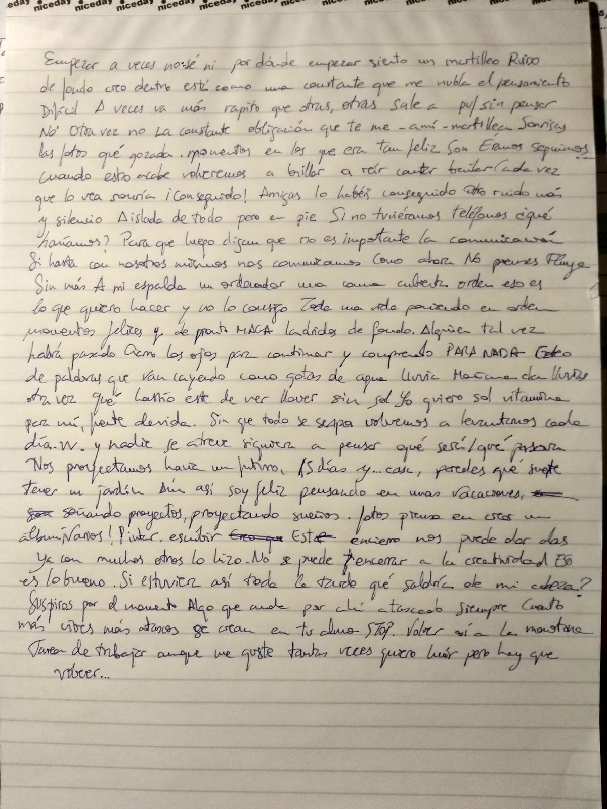 Lengua y Literatura en ESO y BACHILLERATO: MONÓLOGO INTERIOR