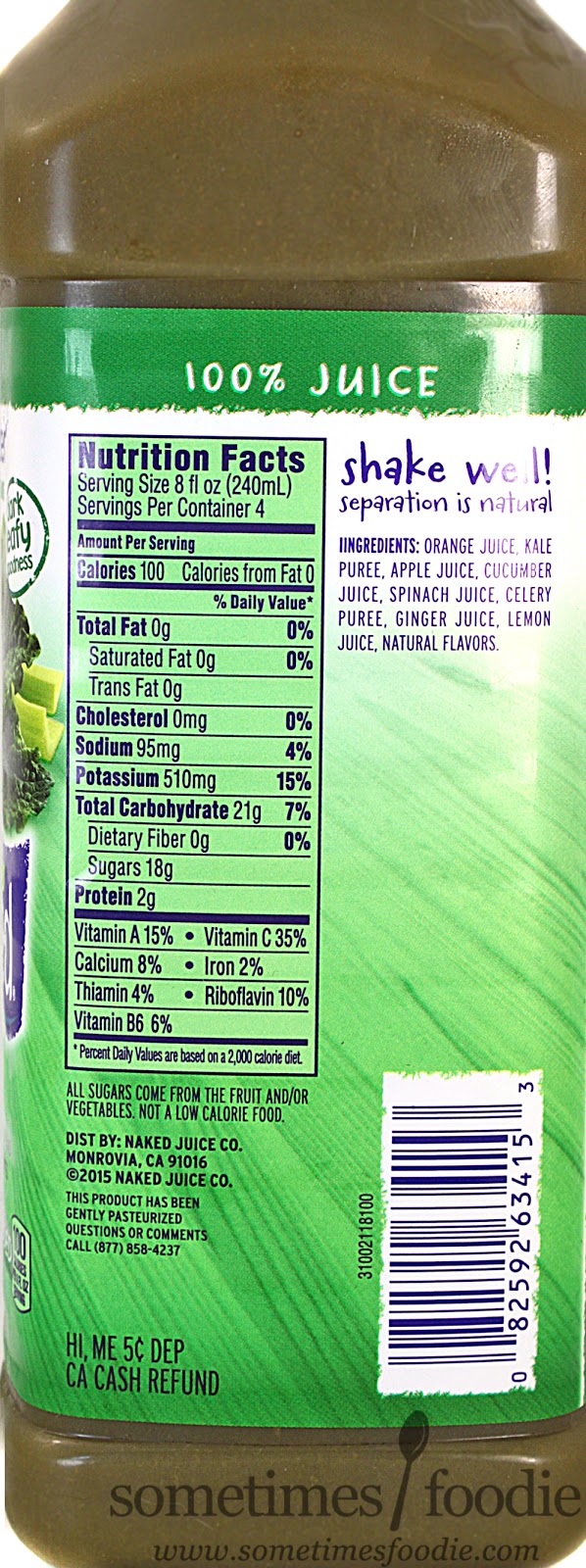 Naked Kale Blazer Juice Kale Flavored Calories Hot Sex Picture