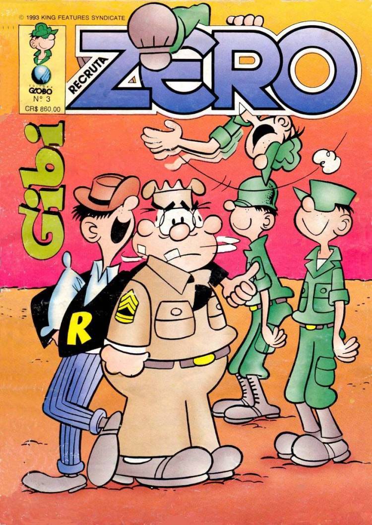 ROCK & QUADRINHOS SCANS: RECRUTA ZERO 3(ED.GLOBO)-1993