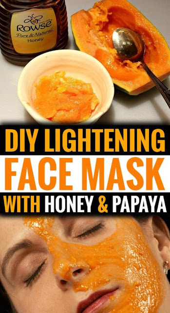 DIY Lightening Face Mask with Honey & Papaya - Healthy Lifestyle