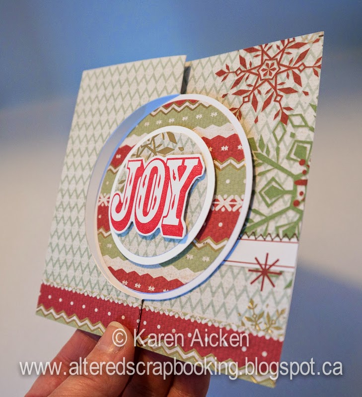 Altered Scrapbooking: Christmas Flip-Its Card Trio