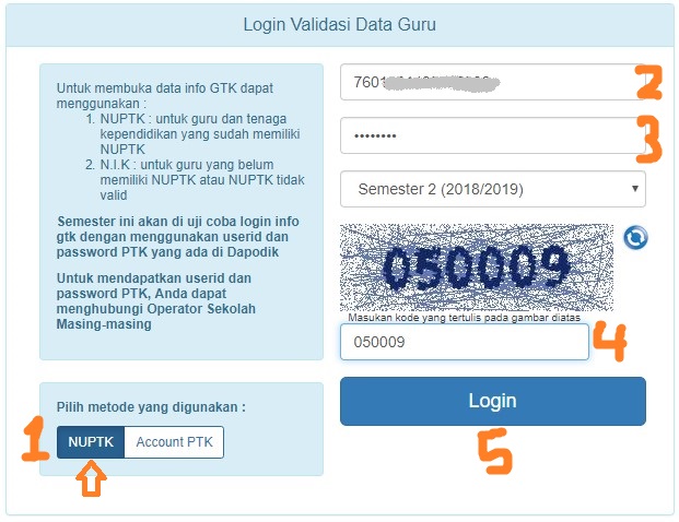 Pakai NIK bisa lihat Nomor NUPTK, Cek Caranya