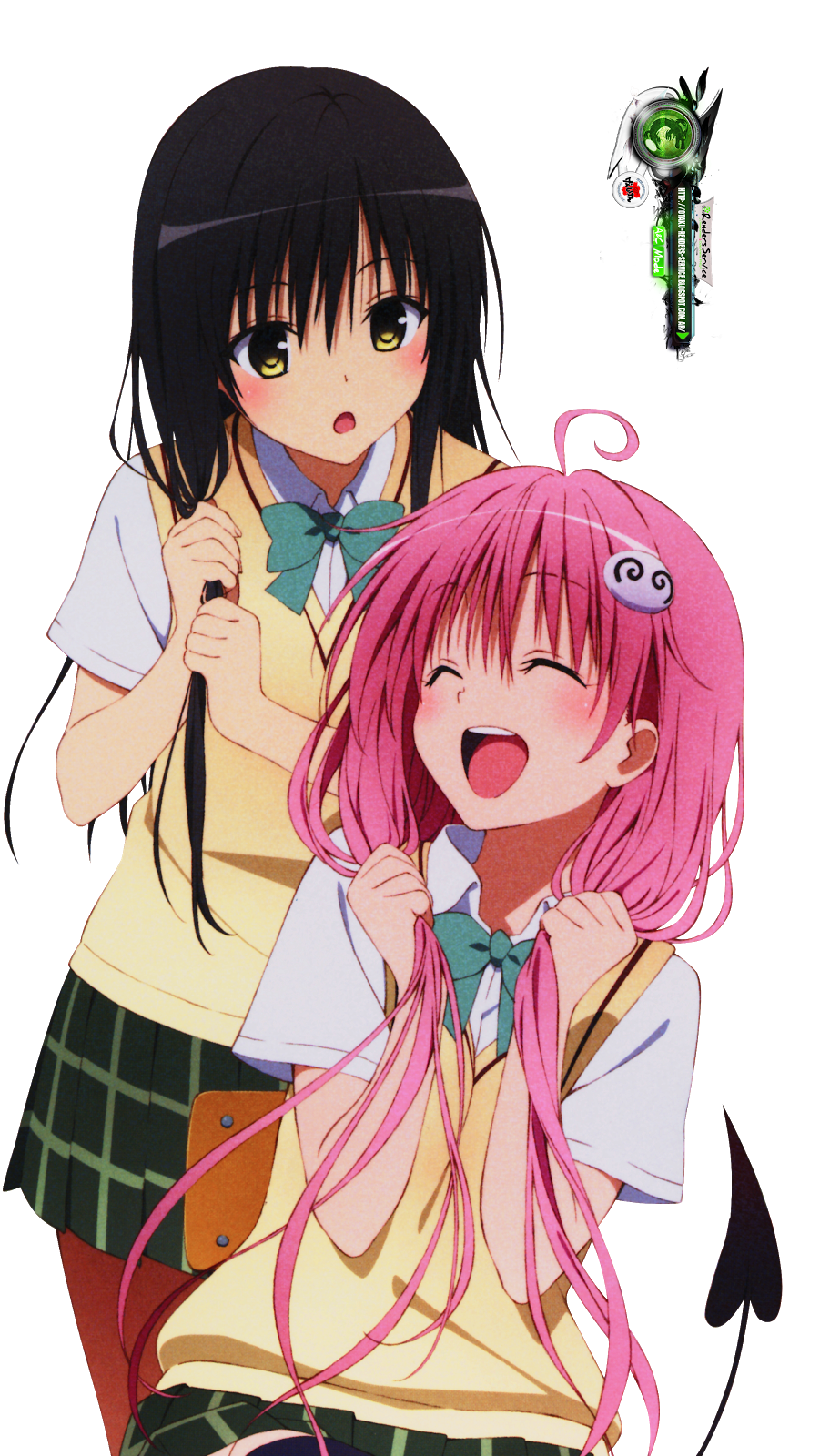To Love Rudarknesslalayui Kawaiii Tomodachi Hd Render Ors Anime Renders