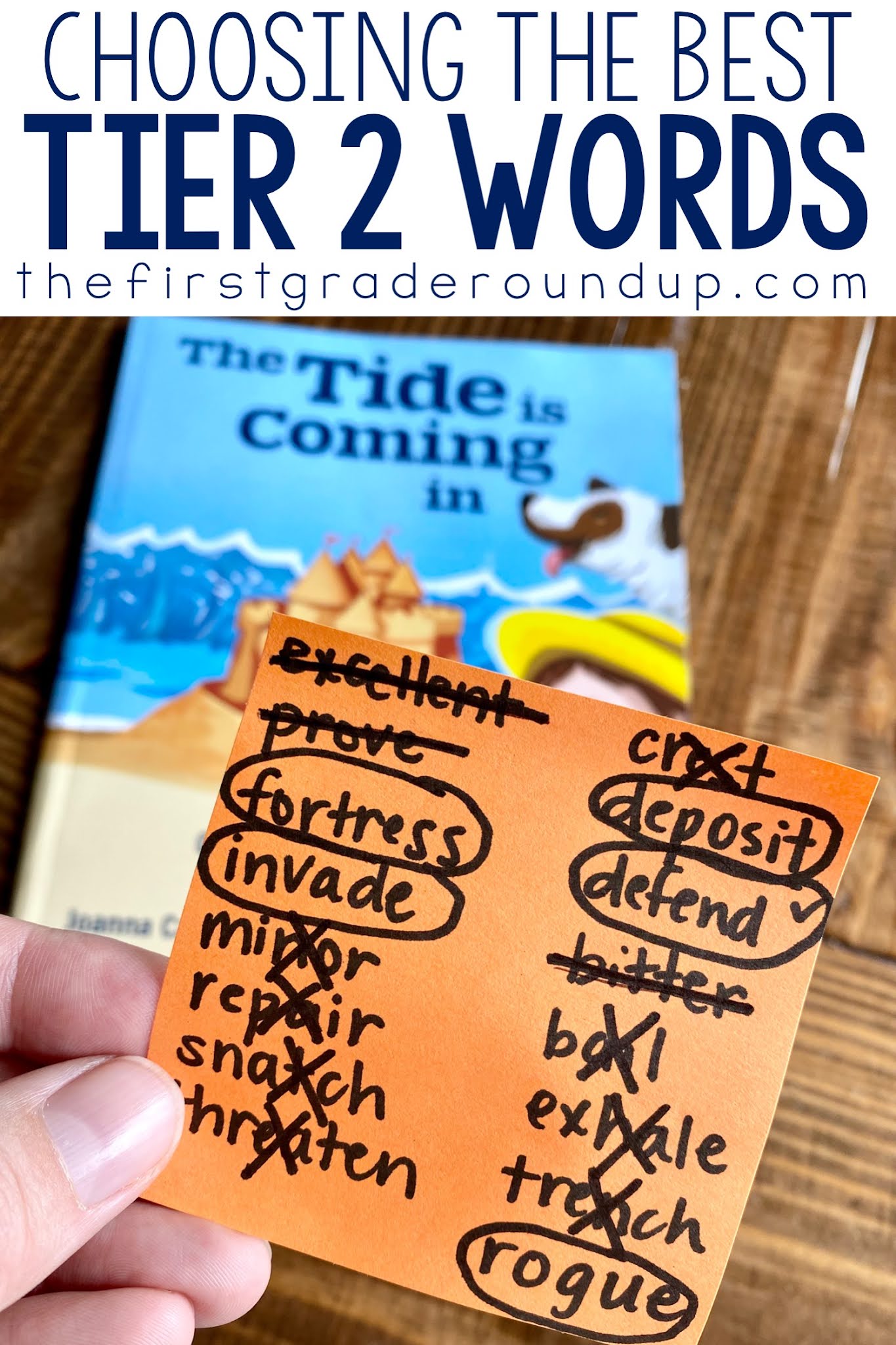 Choosing the best tier 2 vocabulary wordS with your read alouds - The ...