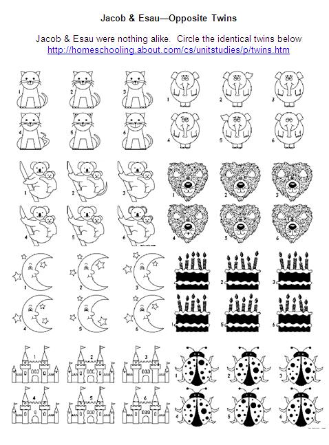 BIBLE CRAFTS FOR KIDS: Jacob and Esau