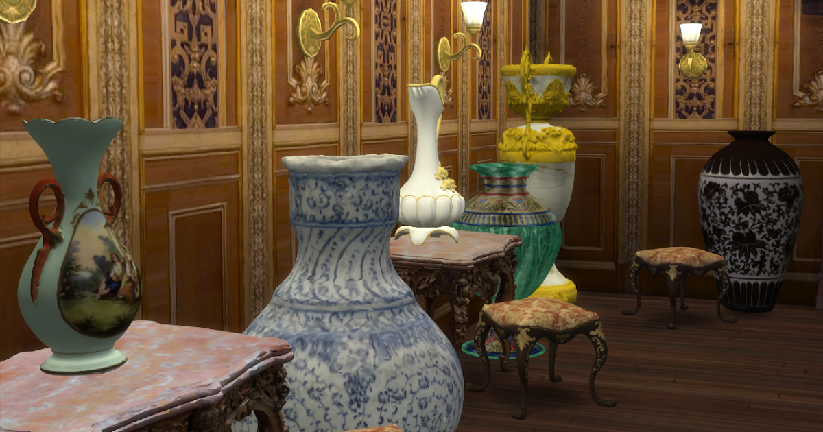 Anna Quinn Stories: Second Set OfJars & Vases For SIMS 4