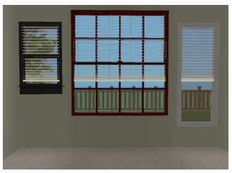 TheNinthWaveSims: The Sims 2 - Fitted Blinds One Mesh Fits in ANY window!