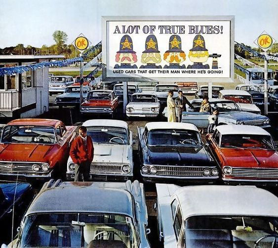 Just A Car Guy: used car lots with interesting advertising billboards ...