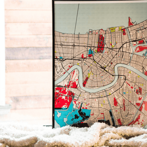 Top Notch Material: Make Maps Art from Grafomap