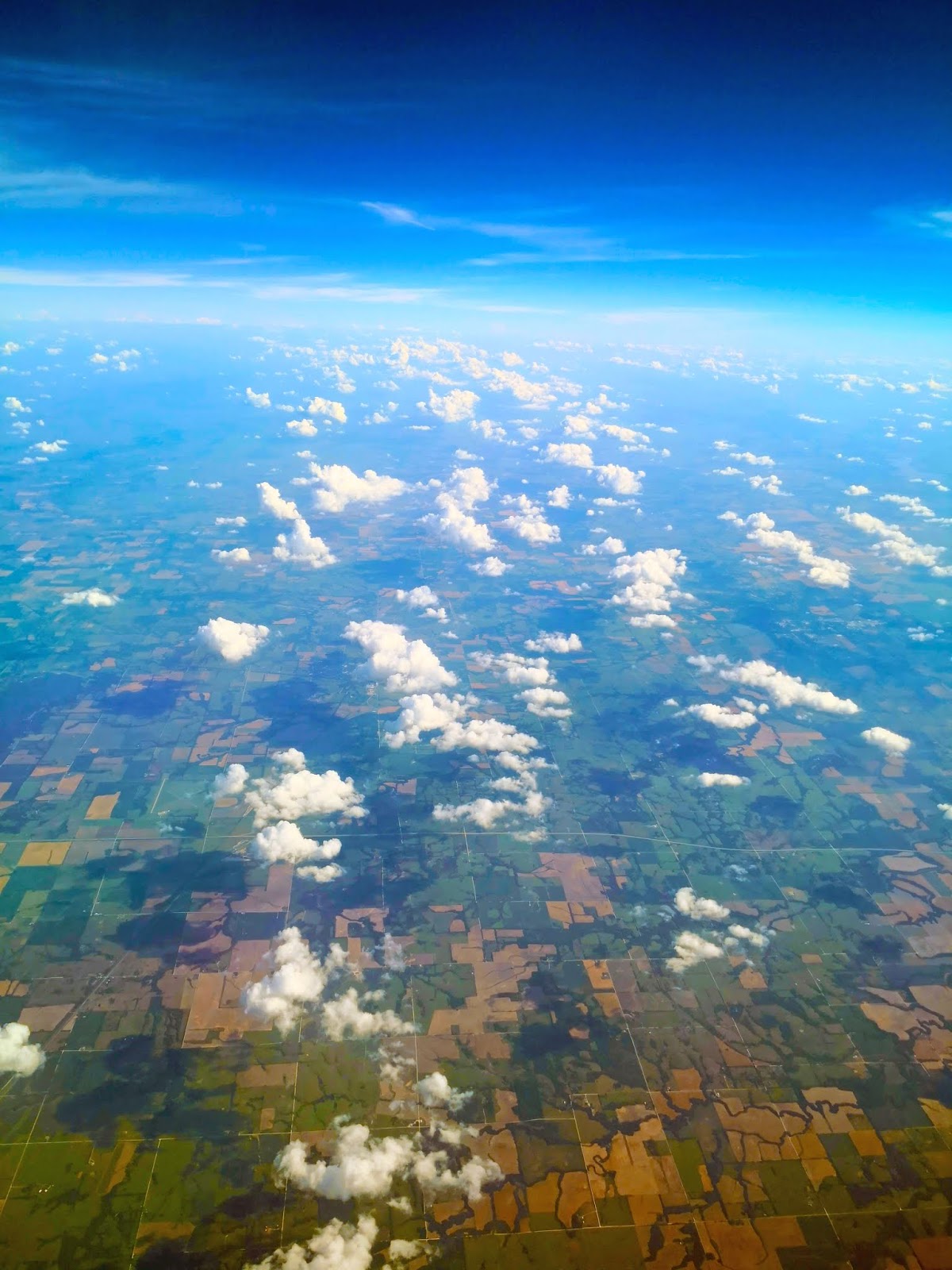 United States Travel 13-Flying over the United States for 8 hours