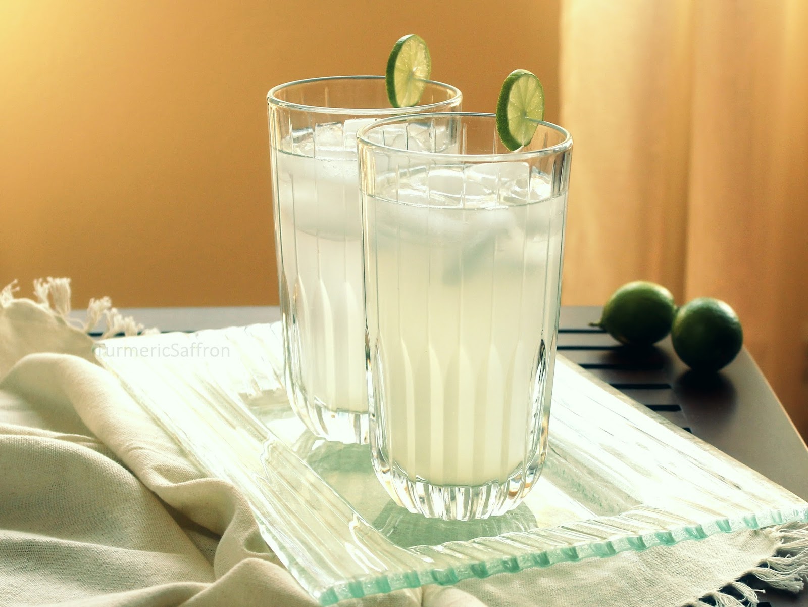 Turmeric & Saffron: Sharbat-e limoo - Lemon/Lime Sharbat