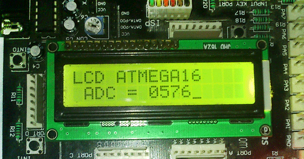 Embedded Engineering : Atmel AVR ATMega16 Interfacing WIth 16x2 char LCD
