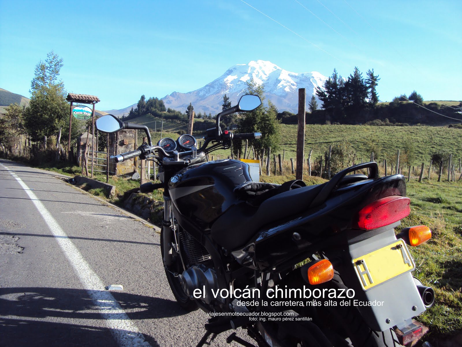 VIAJES EN MOTO ECUADOR: GUARANDA "LA TIERRA DEL PAJARO AZUL"