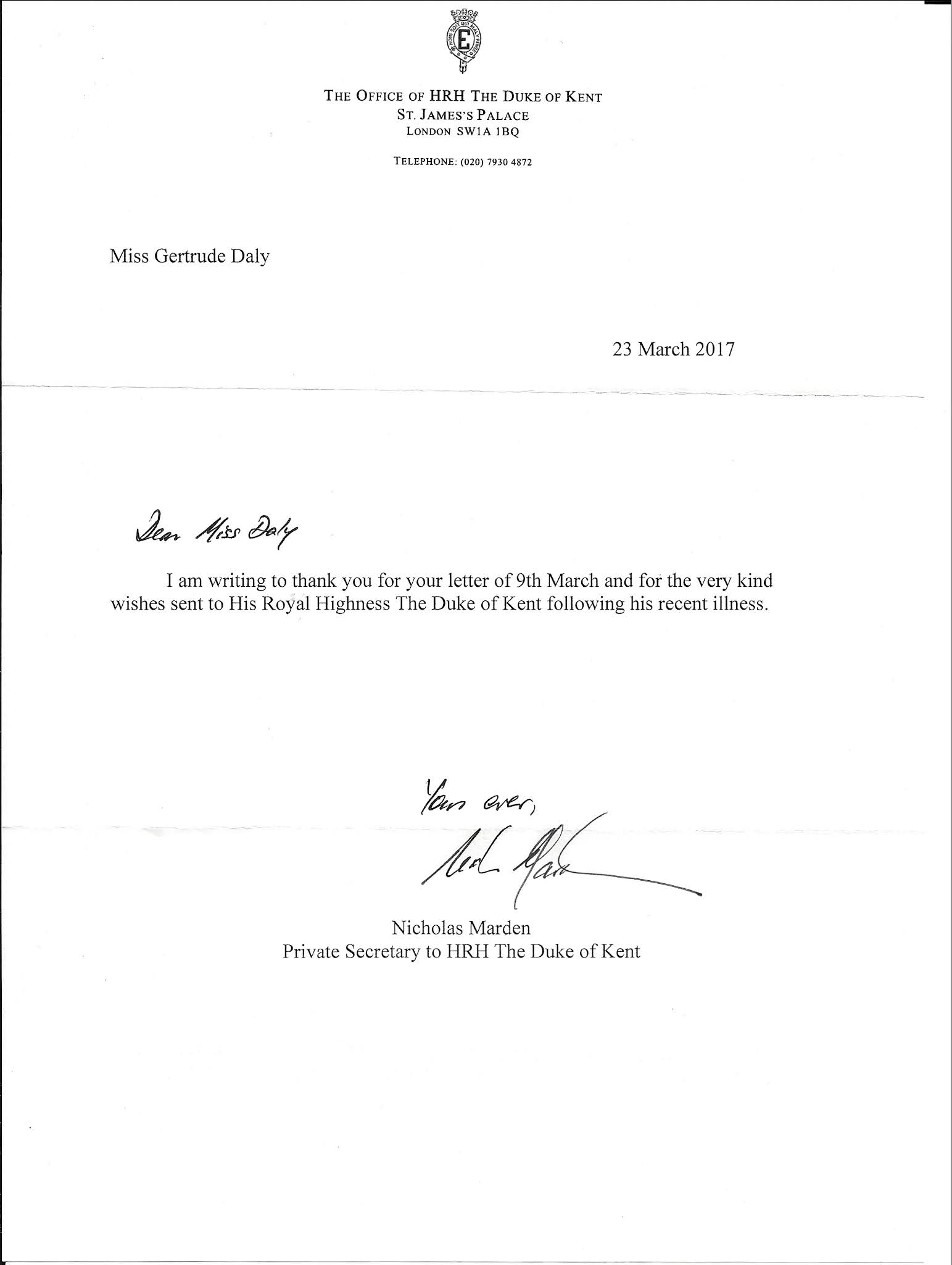 Gert's Royal Replies: 2021