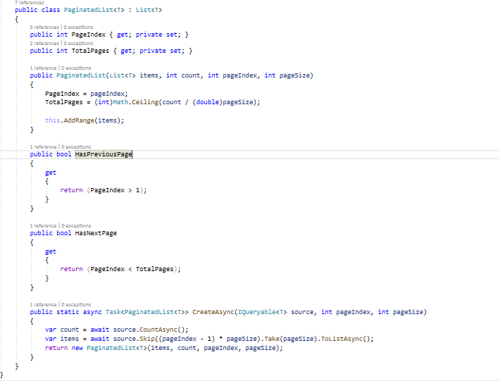 Microsoft Net Technologies How To Implement Pagination In Core Mvc C Db First