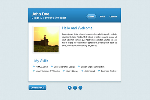 30 Free HTML Web Design Templates | Design Inspiration | PSD Collector