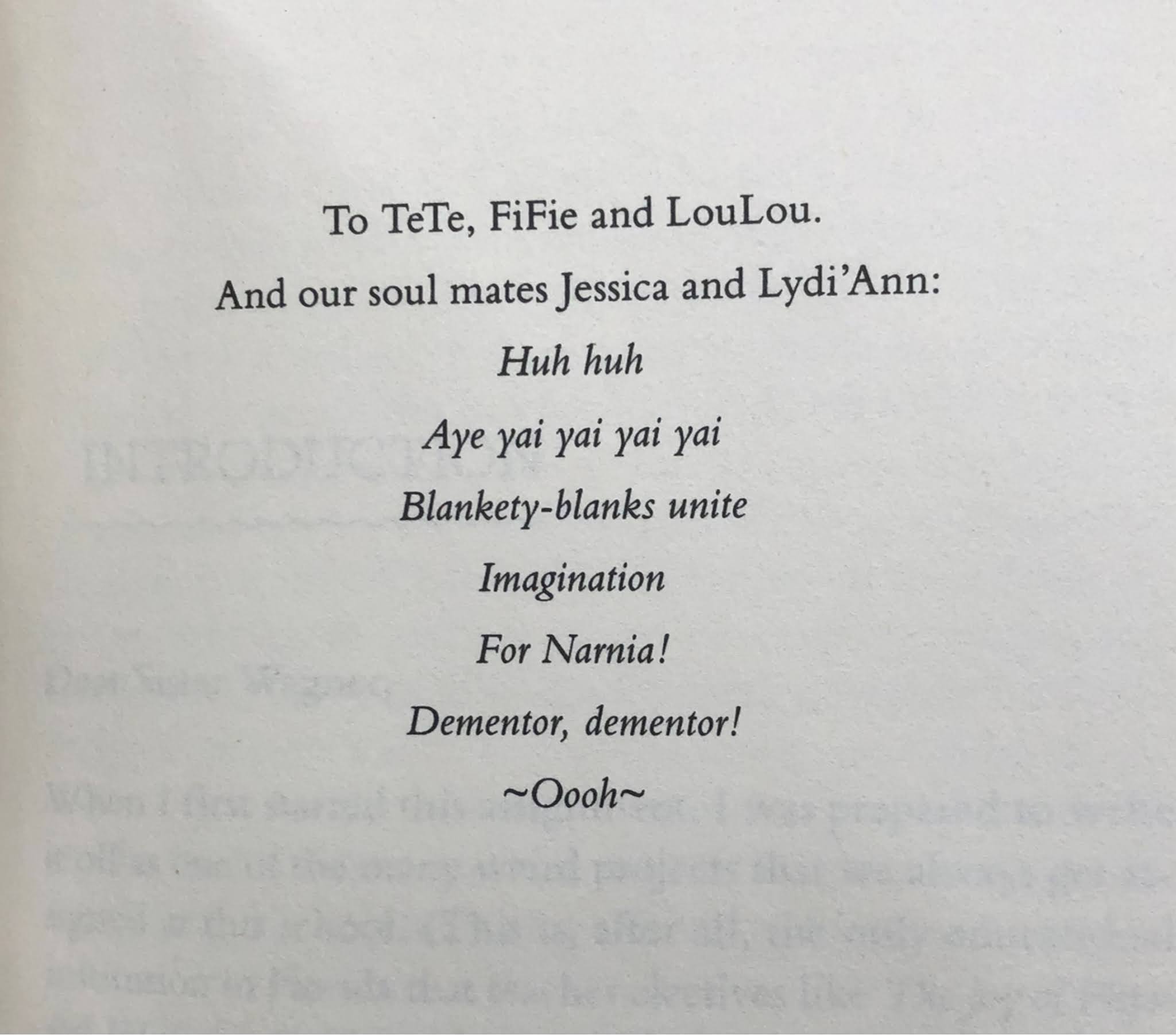 My Top 20 Children and Young Adult Book Dedications - The Learning Curve