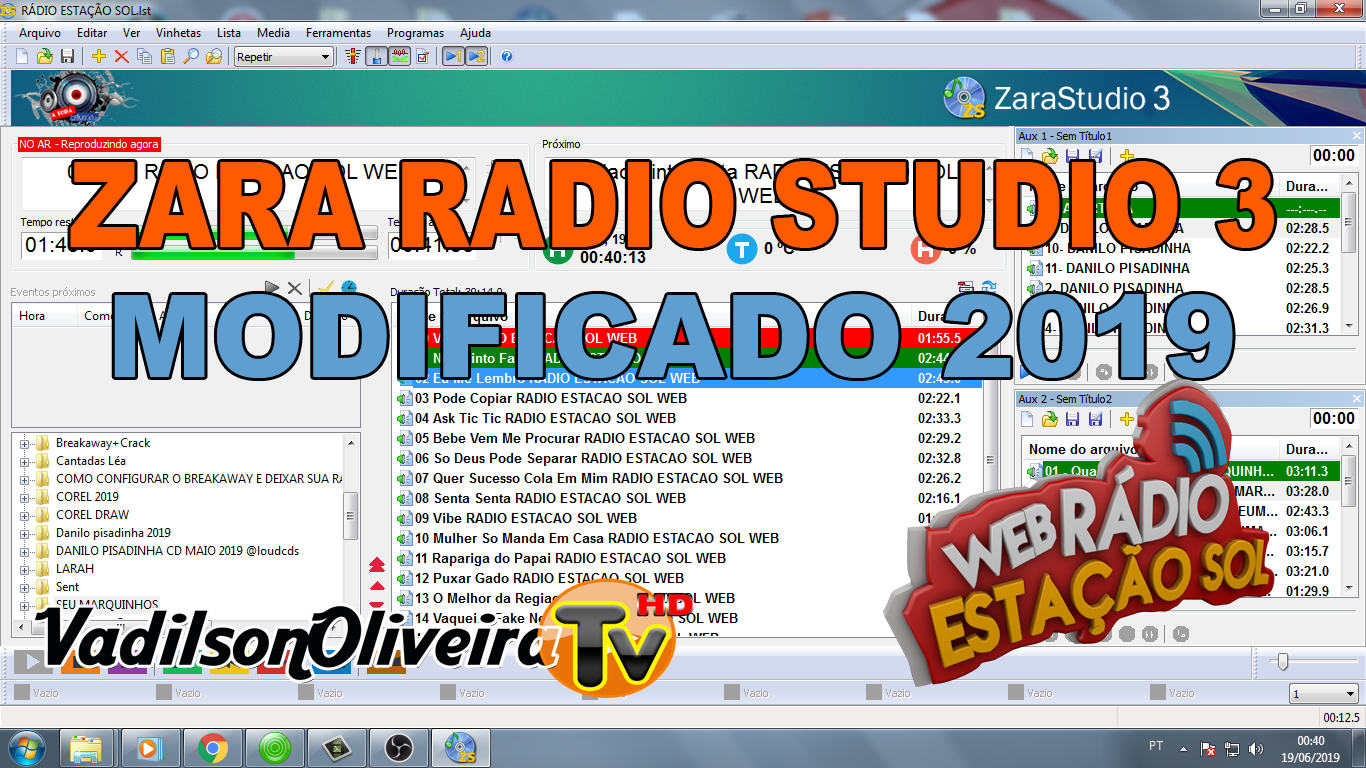 Rádio Estação Sol : Zara Radio Studio Modificado 2019.