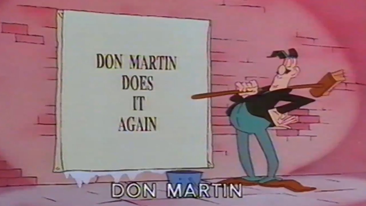Kleefeld on Comics: Don Martin, Animated