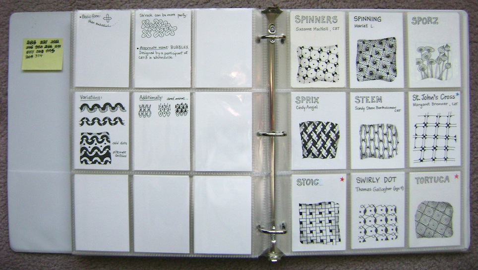 Enthusiastic Artist: Keeping track of tangles