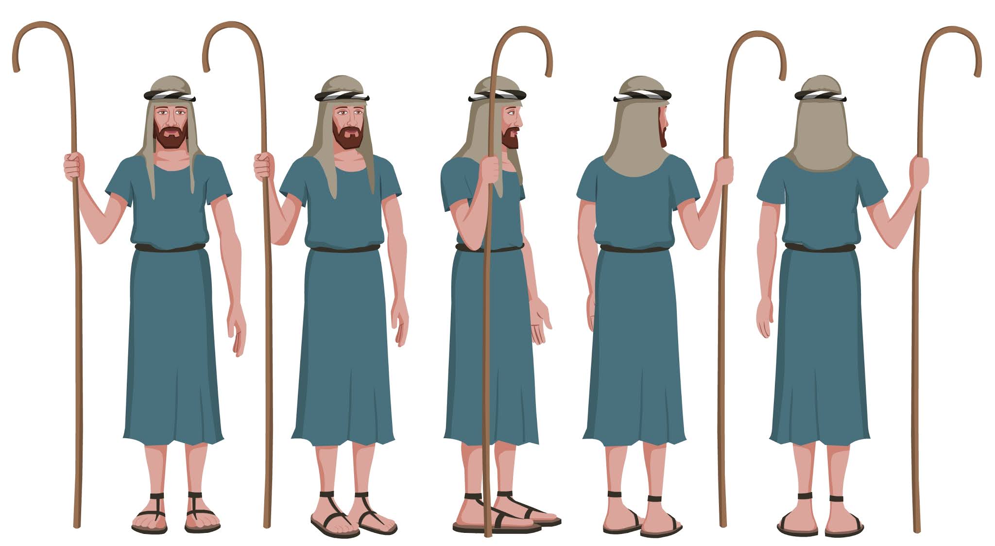 animatted pallet: Character design for 2D animation projects