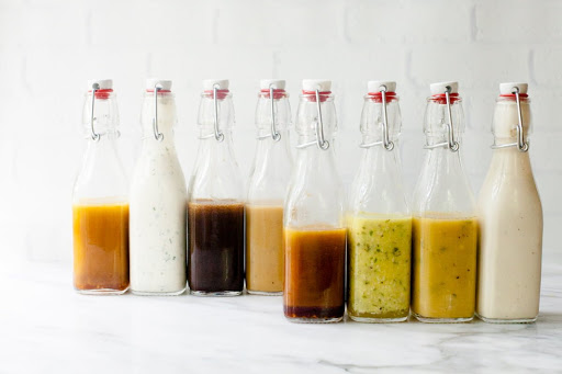 8 different types of Salad Dressings