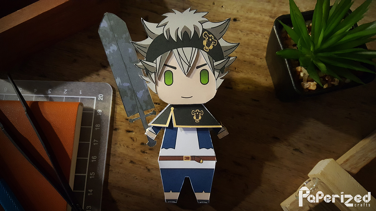 Black Clover: Asta Paperized | Paperized Crafts