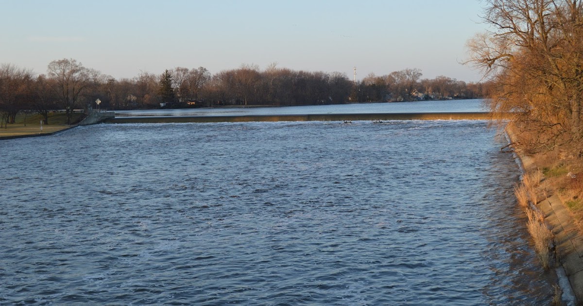 Industrial History: South Elgin Dam in Fox River