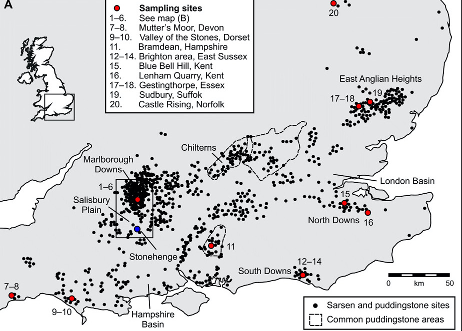 Map of the Week: The Origins of the Stonehenge Stones