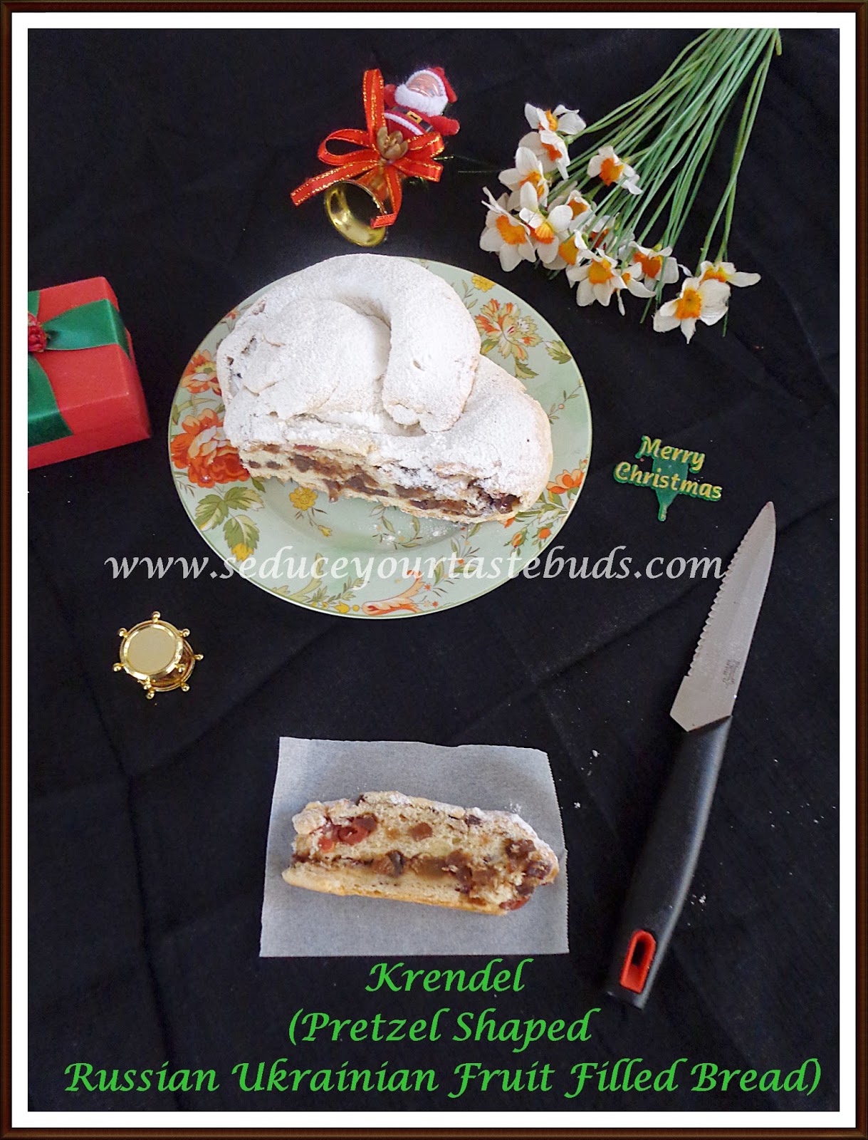 Krendel (Pretzel Shaped Russian/ Ukrainian Fruit Filled Bread) - Seduce ...