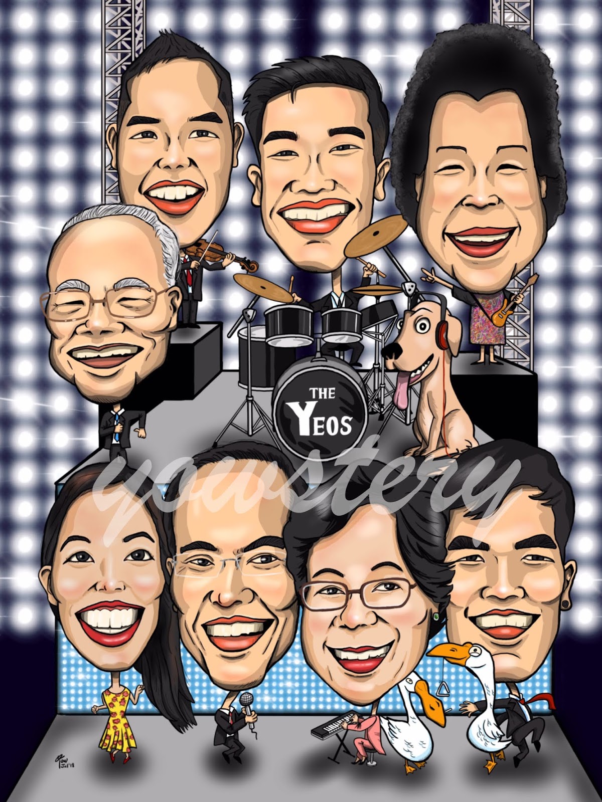 Mega Caricature Ensemble!