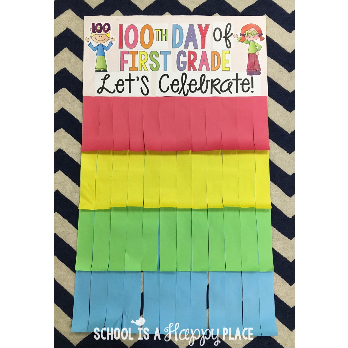 School Is a Happy Place: Make the Most of the 100th Day (Tips and Free ...