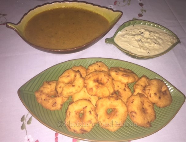 Shobha's Food Mazaa: RASA VADA / RASAVADAI