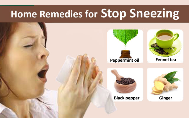How to Stop Sneezing by Using Home Remedies | Arbkan