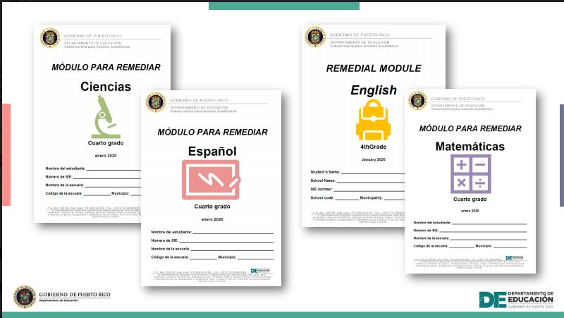 Documentos Normativos Departamento de Educación de Puerto Rico: MÓDULOS ...