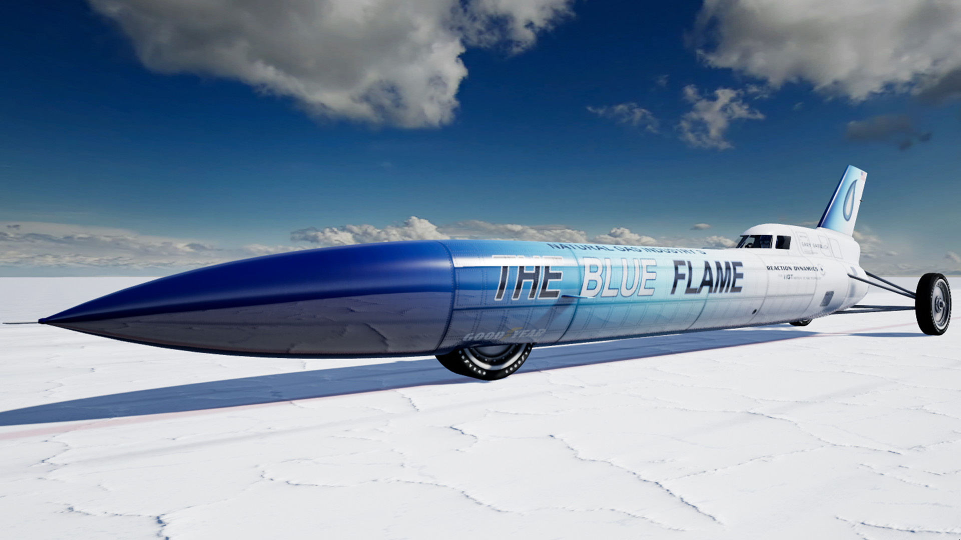 Land speed racing Car.