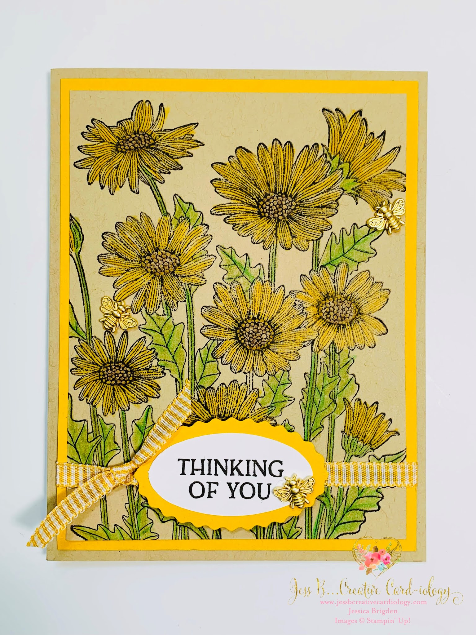 Stampin' Up! Daisy Garden Card for the Summertime Florals Stamper's ...